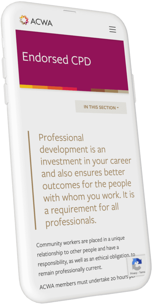 Australian Community Workers Association — Heartburst Digital