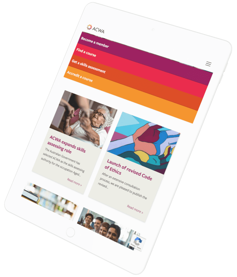 Australian Community Workers Association — Heartburst Digital